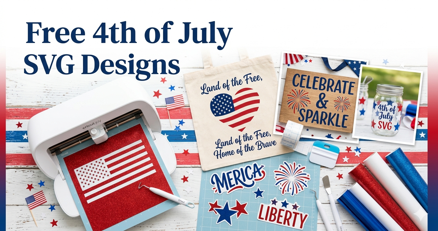 Free 4th of July SVG Designs for Cricut & Silhouette (2026)