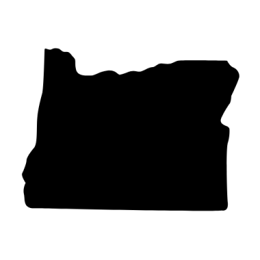 Oregon Map - Outline, Printable State, Shape, Stencil, Pattern ...