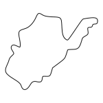West Virginia Map - Outline, Printable State, Shape, Stencil, Pattern ...