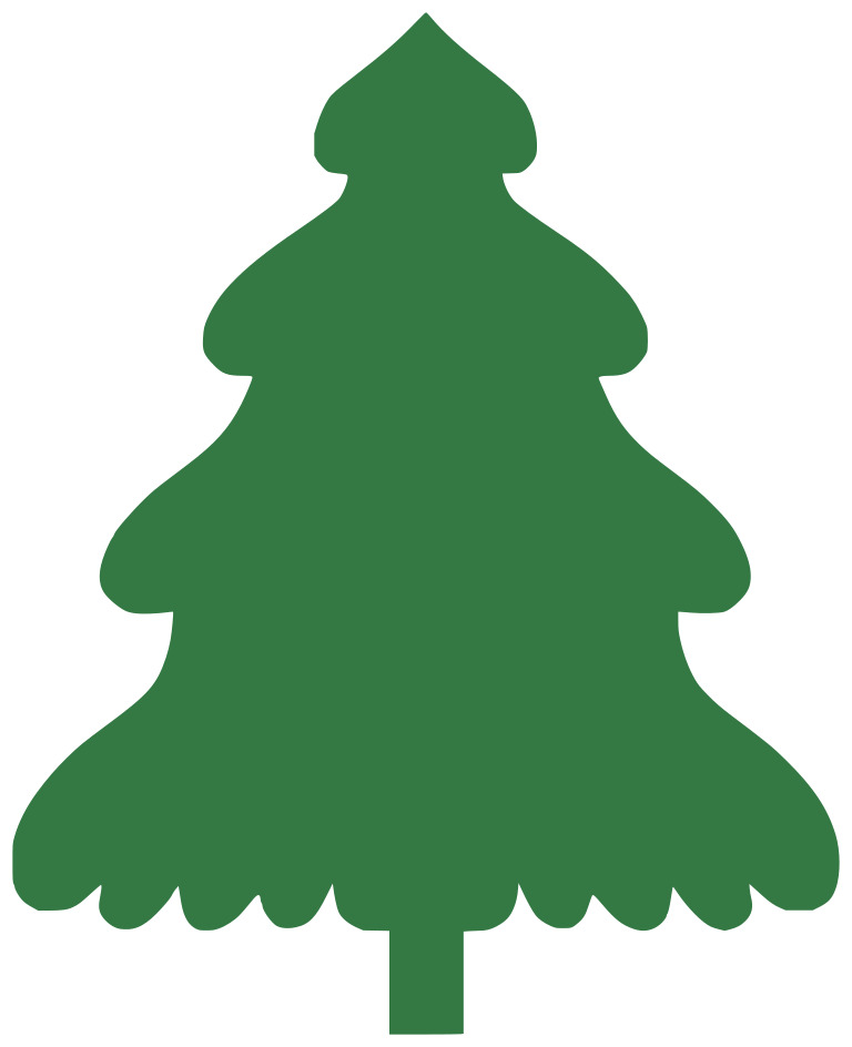 Christmas Tree SVG (Free Printable Patterns & Cliparts)