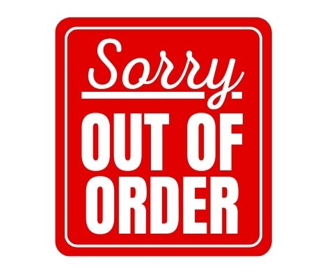 Out Of Order Signs: Printable Templates (Free PDF Downloads)