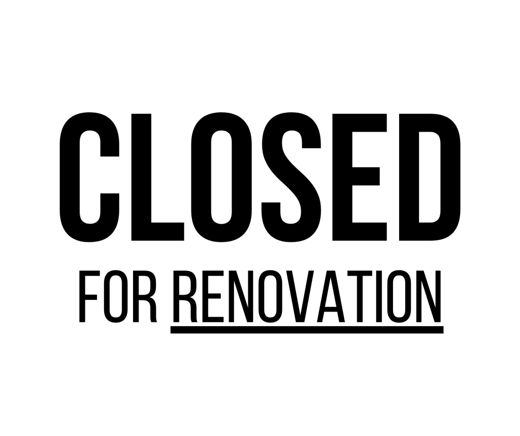 Closed For Renovation Sign: Printable Templates (Free PDF Downloads)
