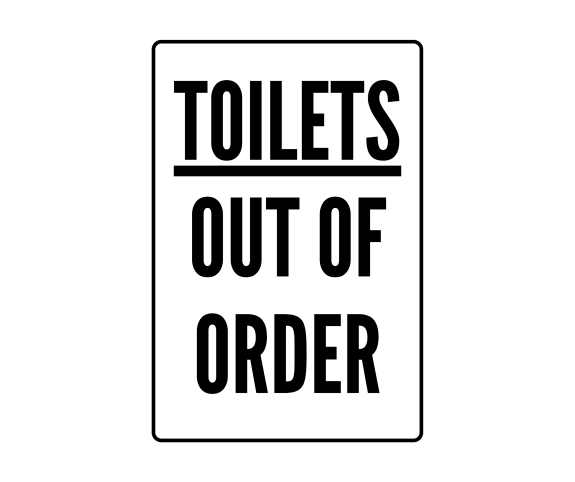 Toilets Out Of Order Sign: Printable Templates (Free PDF Downloads)
