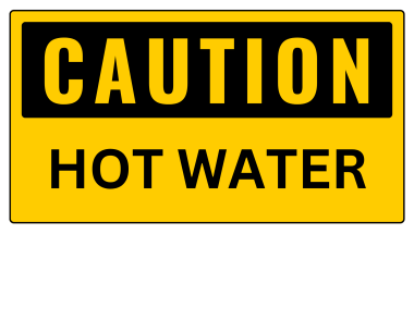 Caution Hot Water Sign: Printable Templates (Free PDF Downloads)