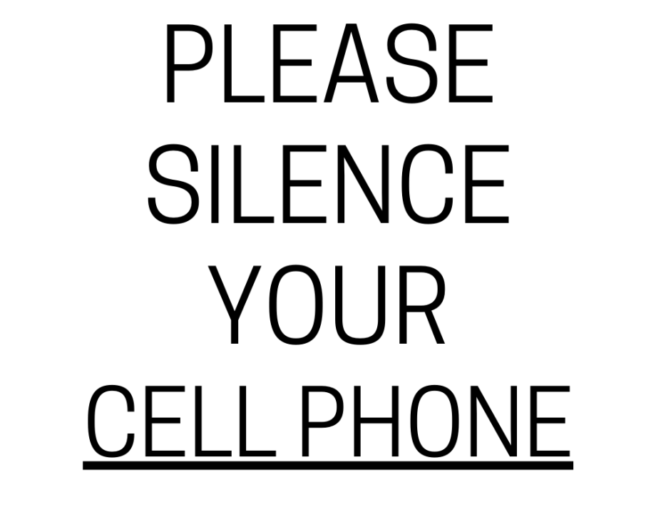Please Silence Your Cell Phone Sign: Printable Templates (Free PDF ...