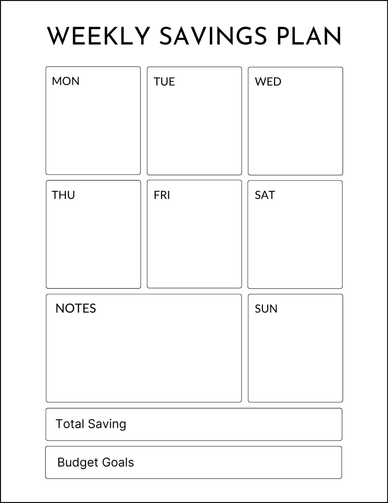 Financial Planners - Free Printable Templates