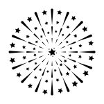 Fireworks SVG: FREE Printables, Stencils, Silhouette