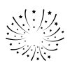Fireworks SVG: FREE Printables, Stencils, Silhouette