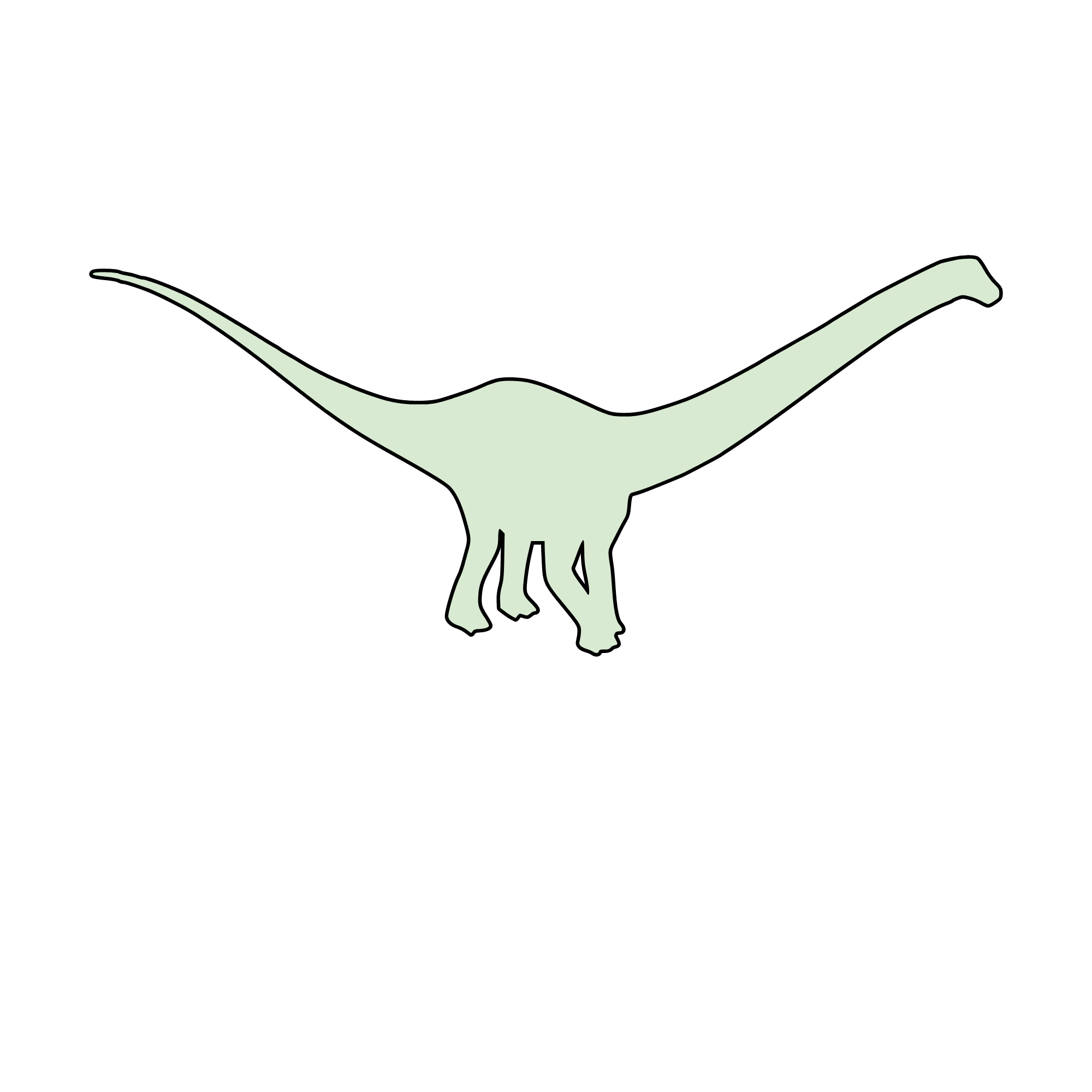 Dinosaur Templates: FREE Printables, Stencils, Silhouette