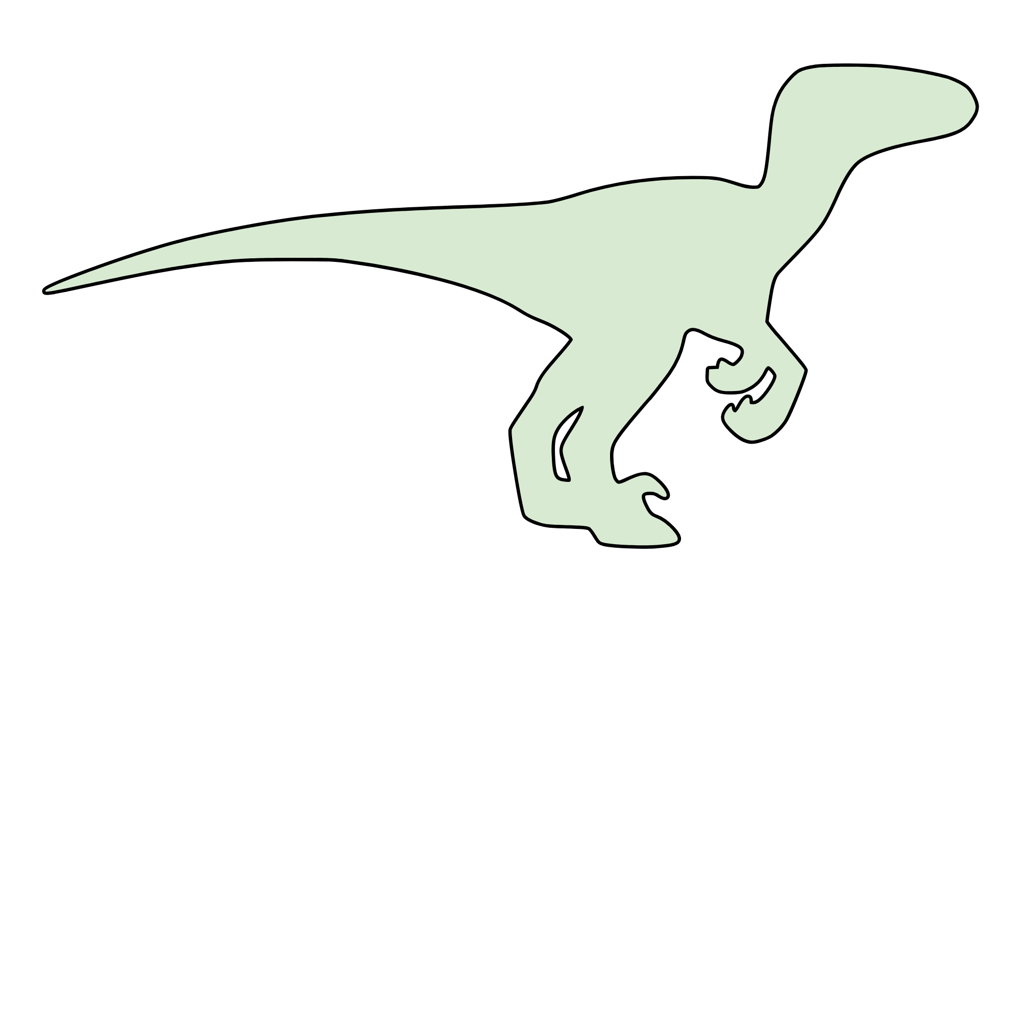 Dinosaur Templates: FREE Printables, Stencils, Silhouette