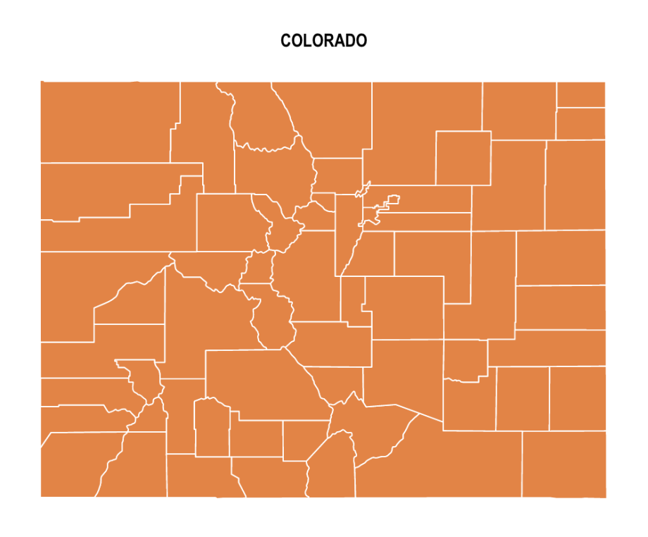 Colorado County Map: Editable & Printable State County Maps