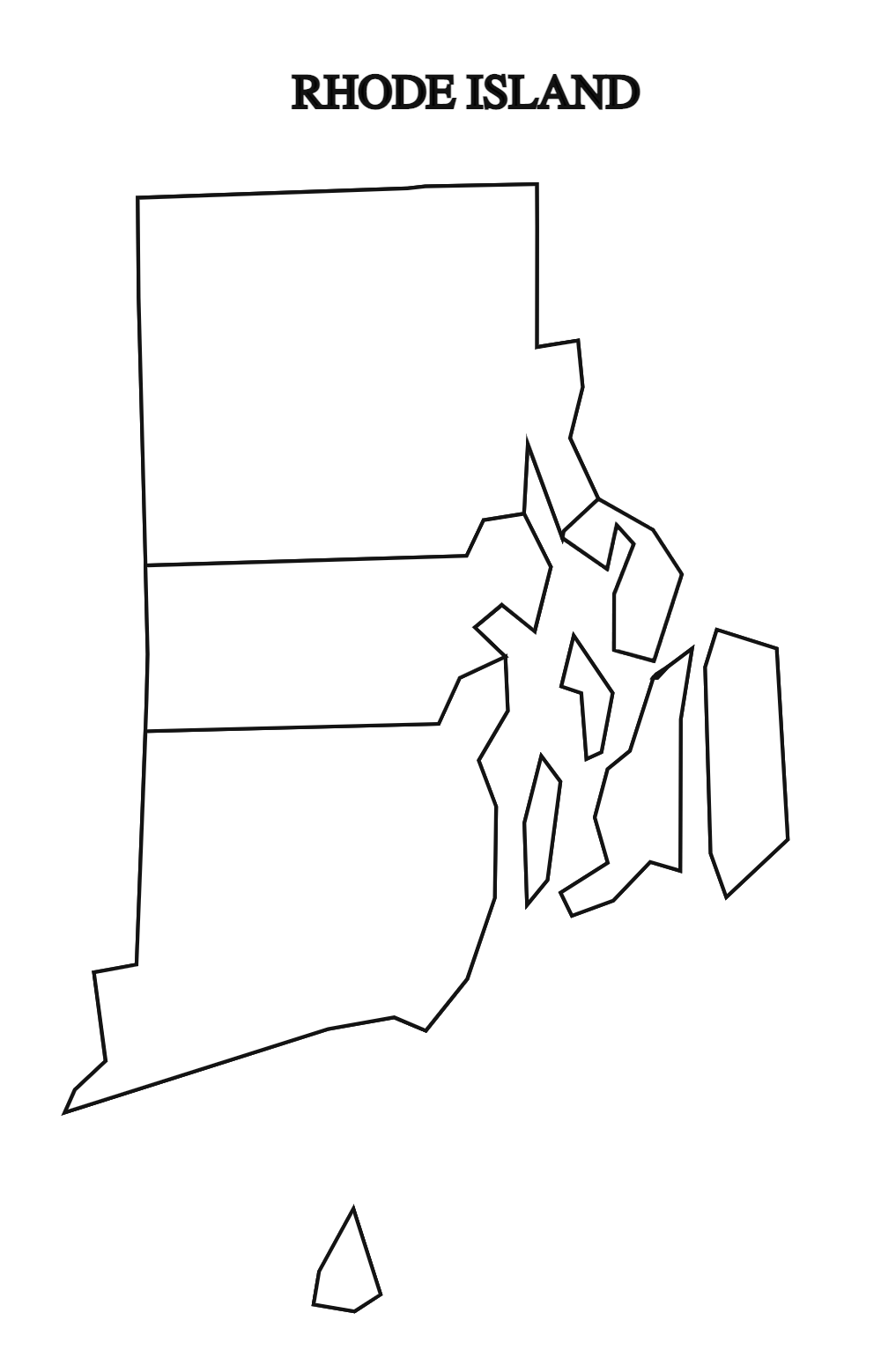 Rhode Island County Map: Editable & Printable State County Maps