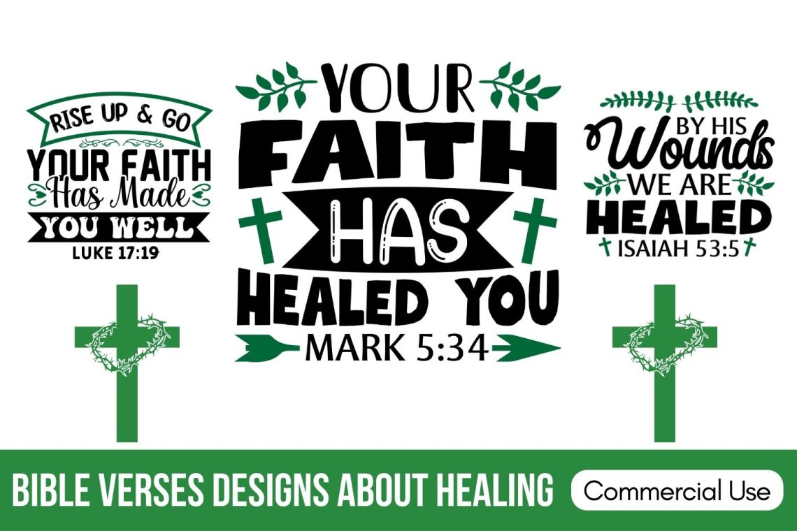 Bible Verses About Healing: FREE Cricut SVG Templates