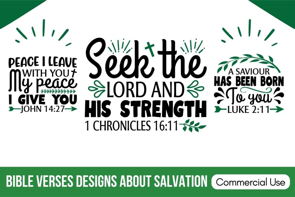 Bible Verses Designs: FREE Cricut SVG Templates