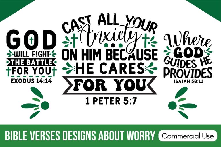 Bible Verses Designs: FREE Cricut SVG Templates