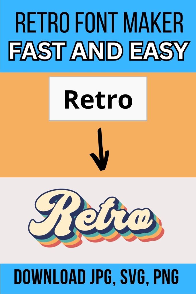 Retro Font Generator: FREE Editable Retro Text Effects