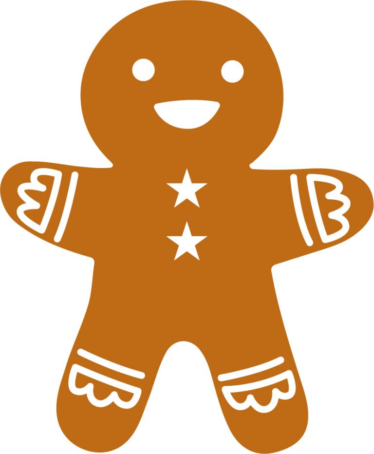 Gingerbread Man Patterns: Free Printable Stencils & Outlines
