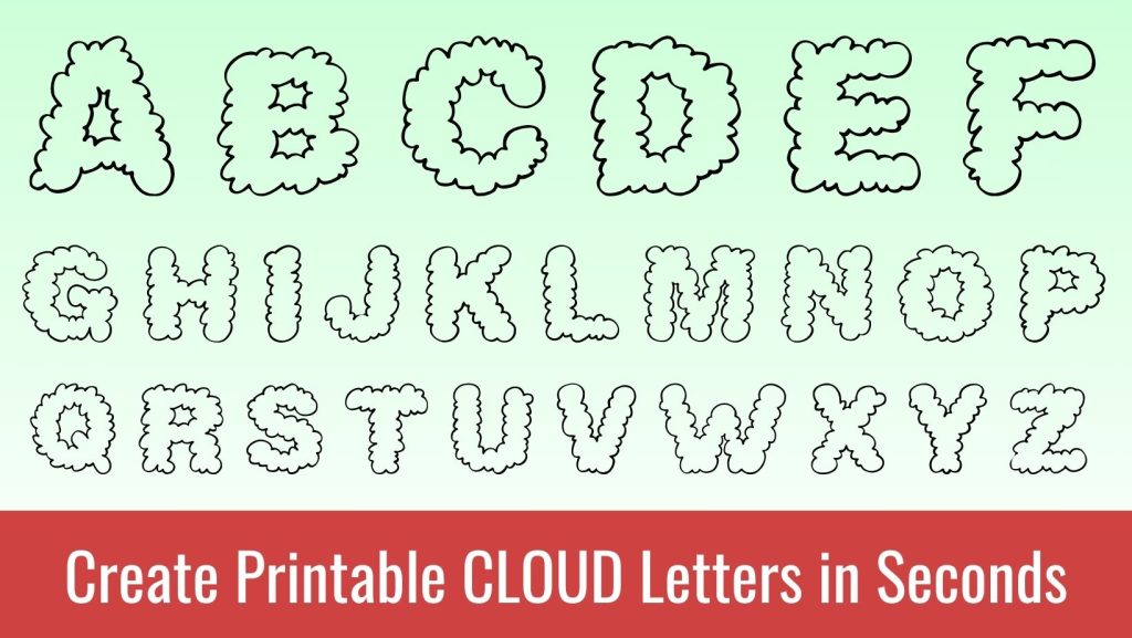 Printable Gothic Letters: Free Alphabet Font & Letter Templates
