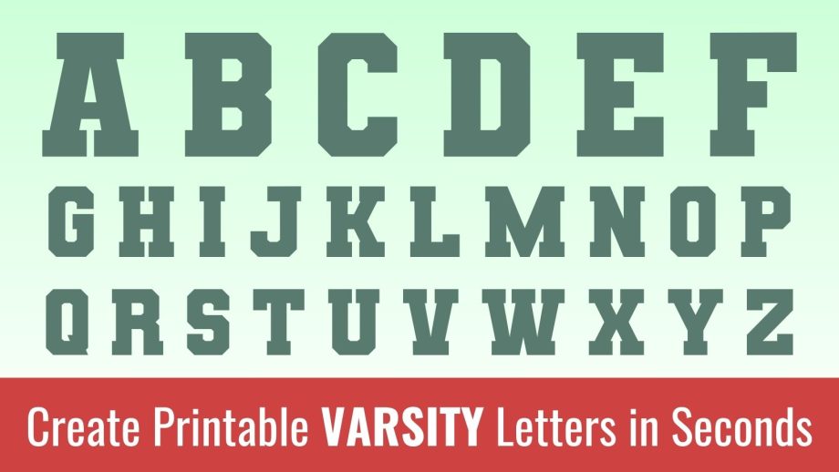 Printable Tracing Letters: Free Alphabet Font & Letter Templates