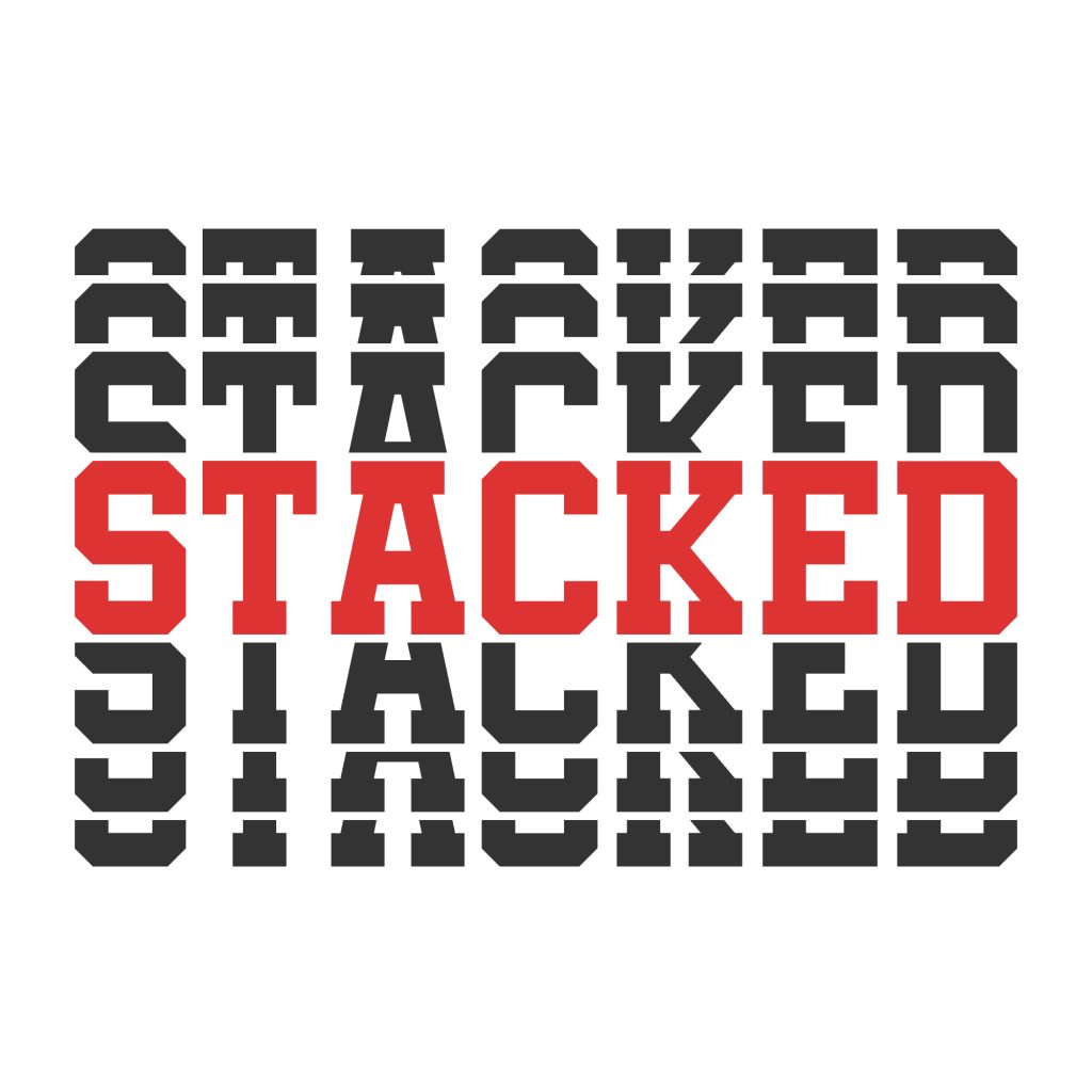 Free Editable Online Stacked Text Generator