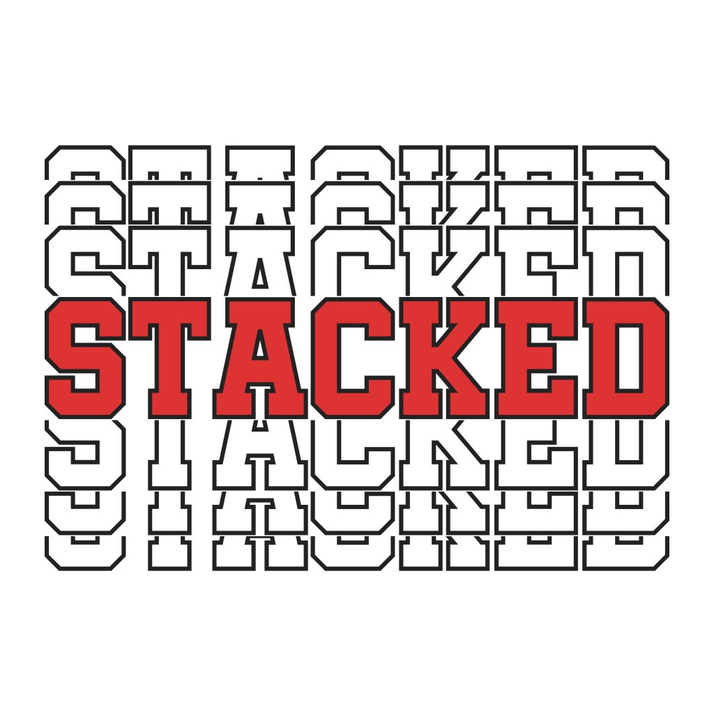 Free Editable Online Stacked Text Generator