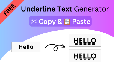 Underline Text Generator: ️ Copy And Paste