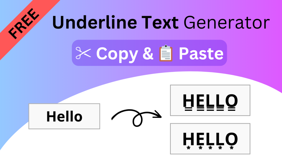 Underline Text Generator: ️ Copy And Paste