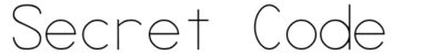 Secret Code Font – Free Download (OTF, TTF, SVG) | VectorDad