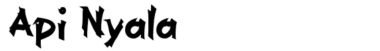 A Api Nyala Font – Free Download (OTF, TTF, SVG) | VectorDad