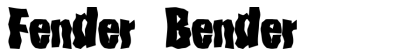 Fender Bender Font - Vectordad