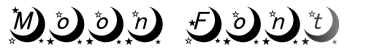 Moon Font Font - Vectordad