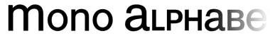 Mono Alphabet Font – Free Download (OTF, TTF, SVG) | VectorDad