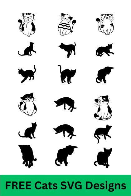 Cat Templates : Free Stencils, Printables, Cliparts & Silhouettes