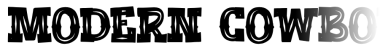 Modern Cowboys Font - Vectordad