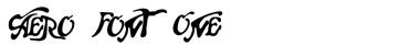Aero Font One Font – Free Download (OTF, TTF, SVG) | VectorDad