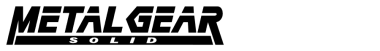 Metal Gear Solid Font - Vectordad