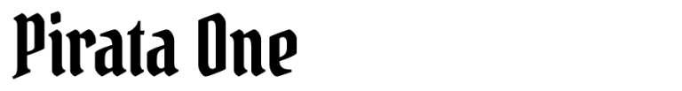 Pirata One Font – Free Download (OTF, TTF, SVG) | VectorDad