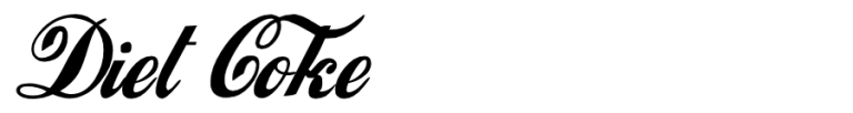 Diet Coke Font - Vectordad