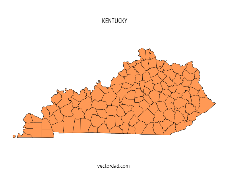 Kentucky County Map Of Counties