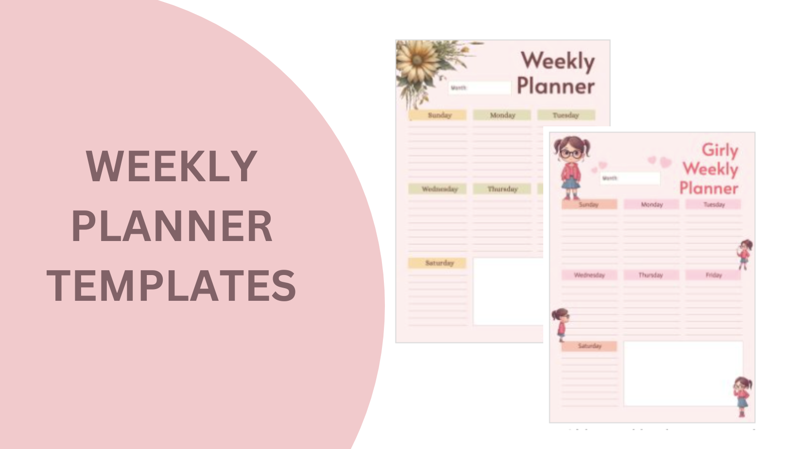 Planner Templates: FREE Editable Online