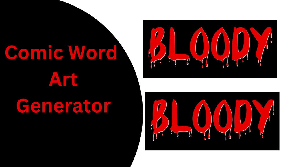 Free Editable Comic Text Effect Generator